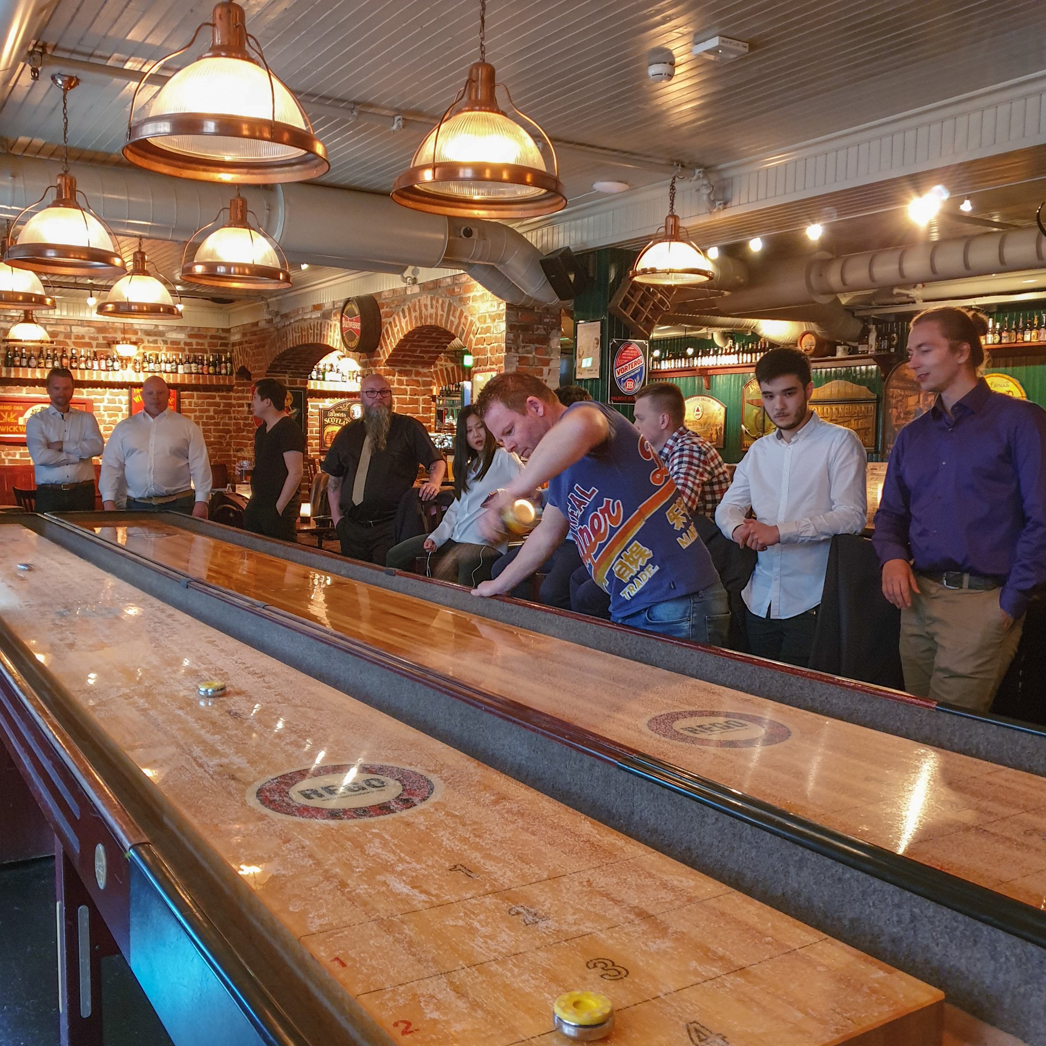 Firmadag, shuffleboard turnering og sommerfest